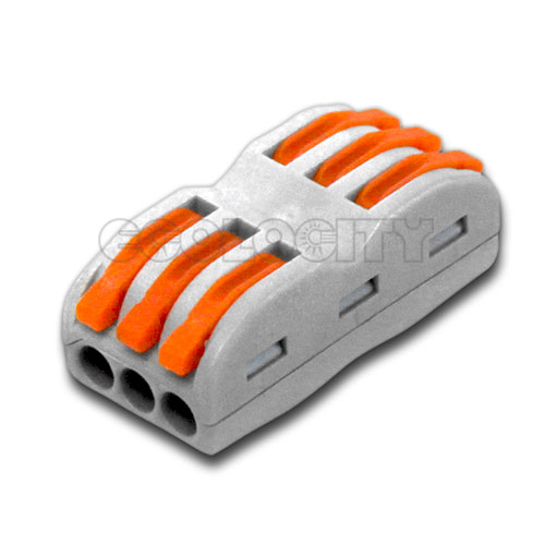 10 3 Conductor Clamp Down Lever Wire Nut Splice Connector
