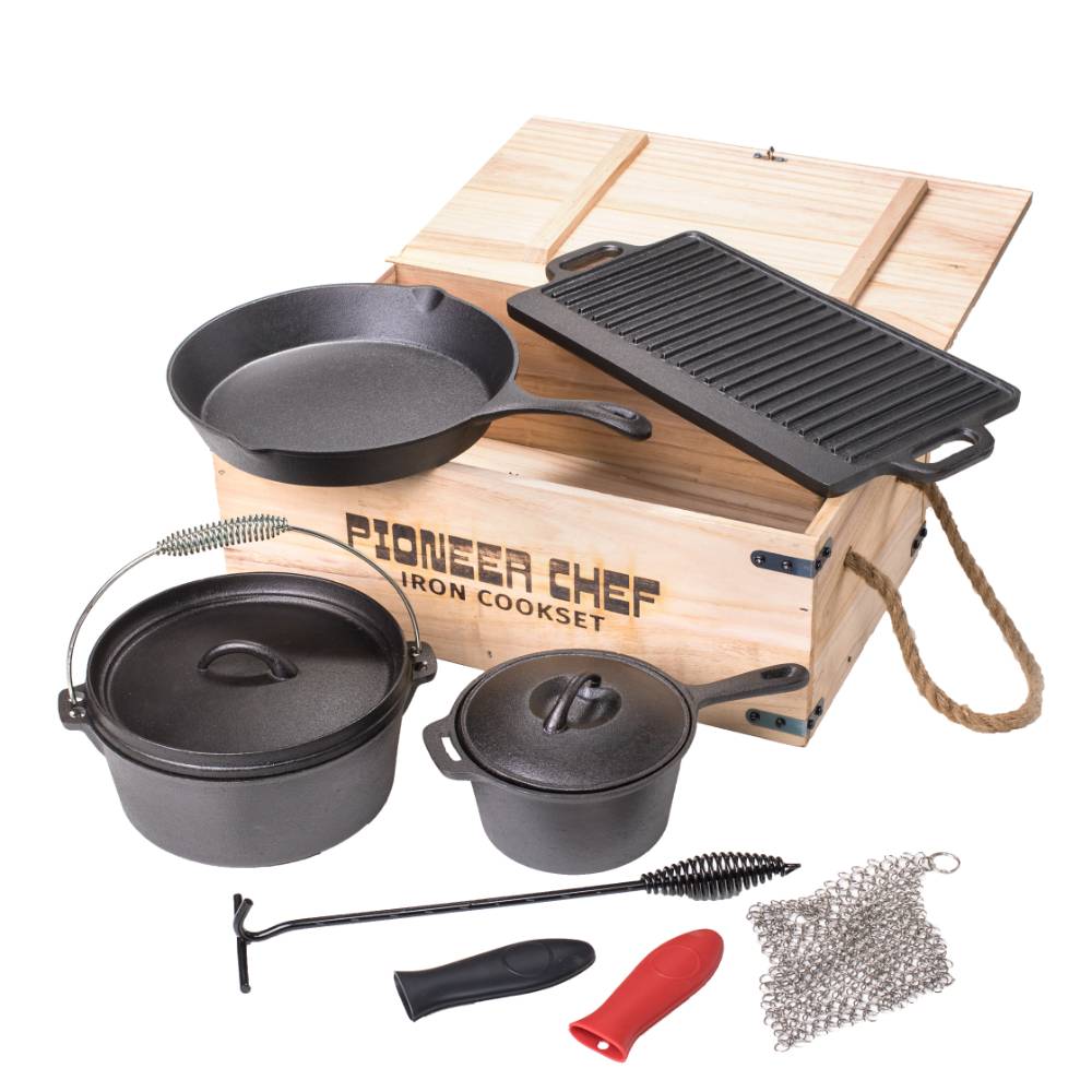 Cast iron camping cookware store