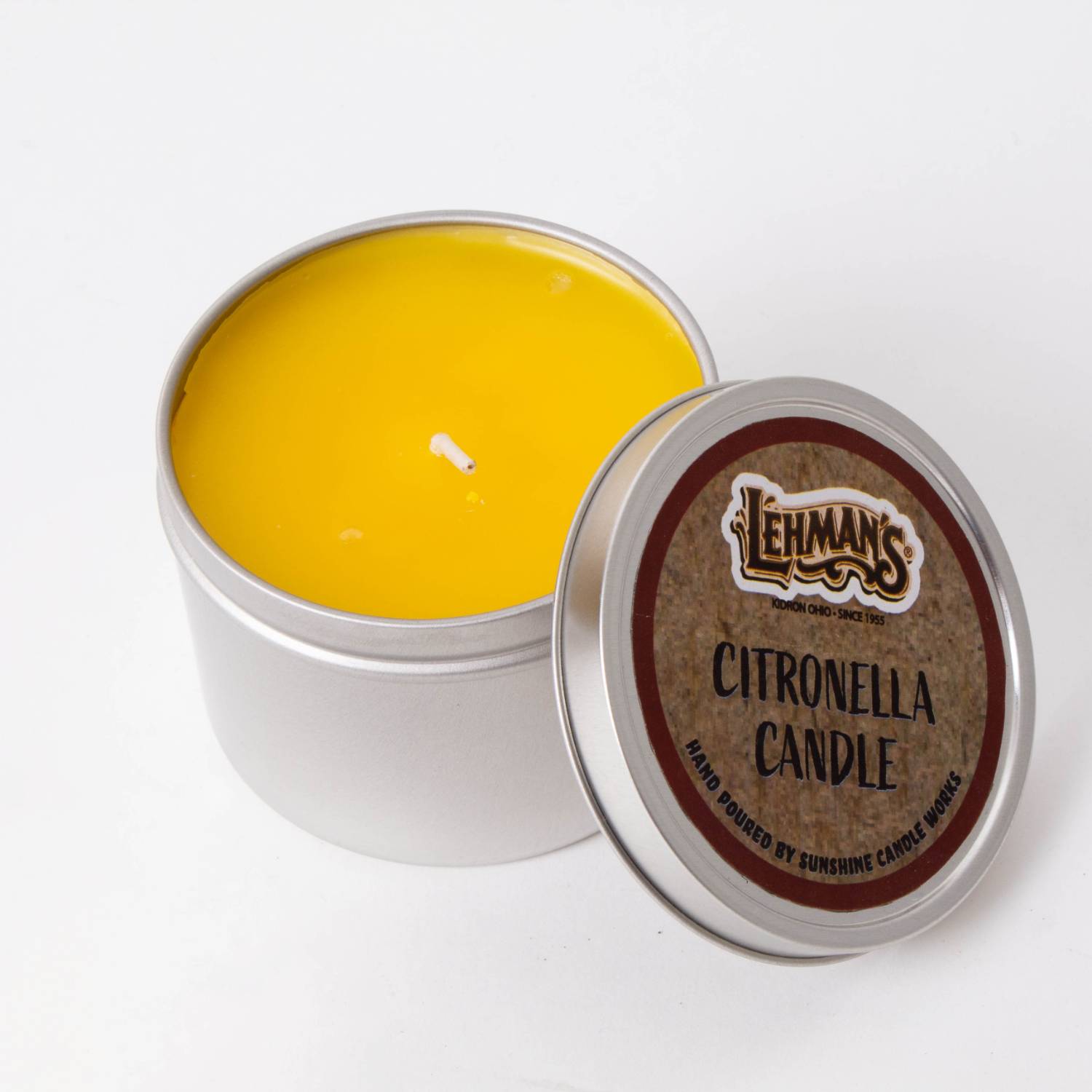 Citronella Candle Tin, Pest Control | Lehman's